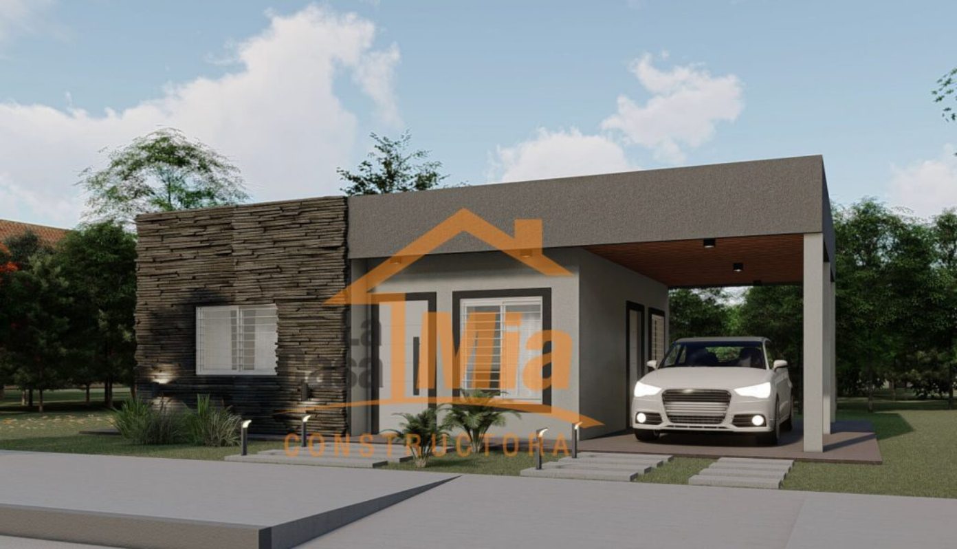 Casa Minimalista de 60m2 - La Casa Mía